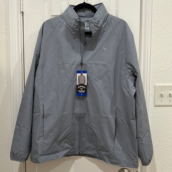 Callaway Men's Water Resistant Fully Lined Full Zip Jacket with ...