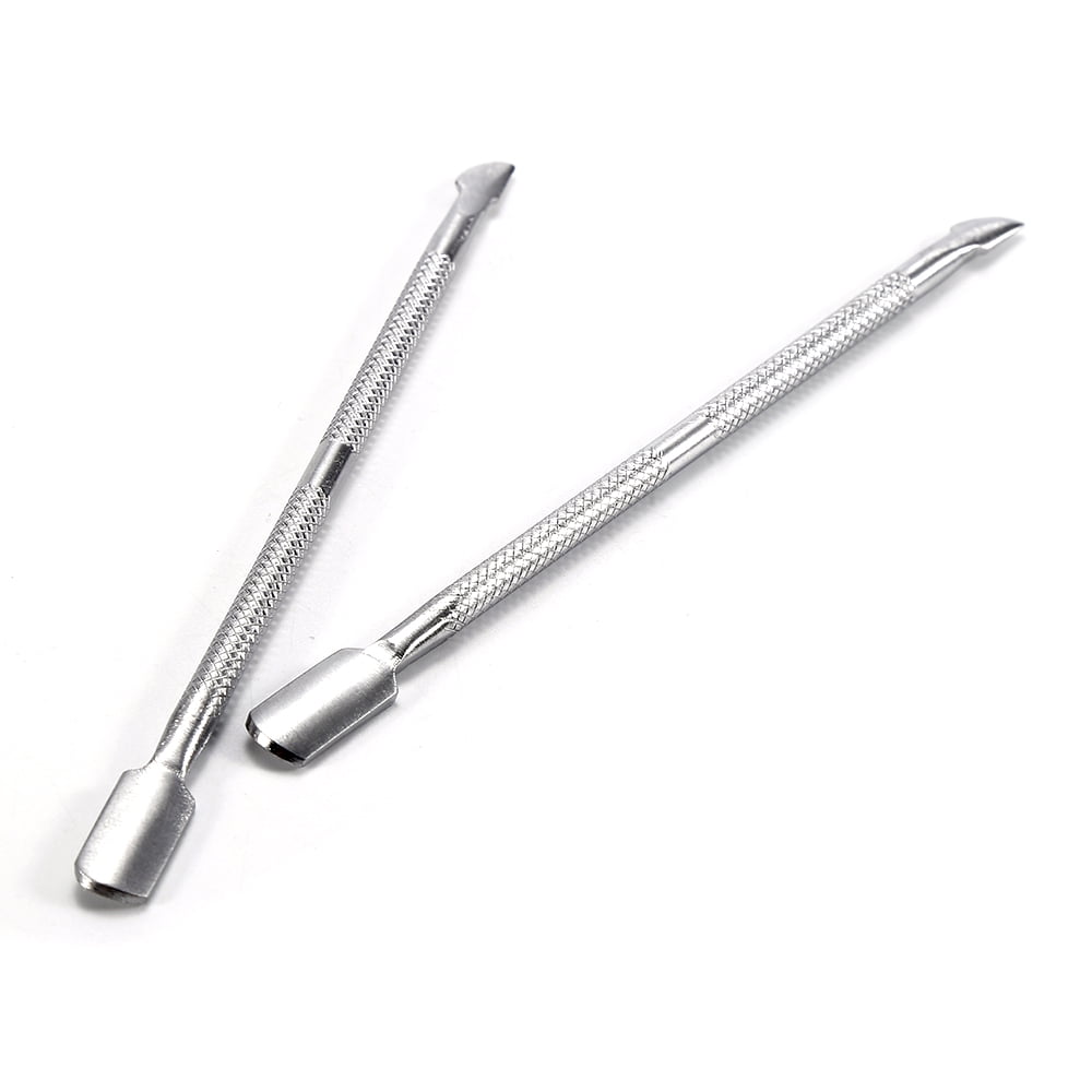 Nail Cuticle Spoon Pusher Scraper Remover Stainless Steel Nail Dead ...