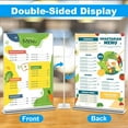 Acrylic Sign Holder 8.5 x 11, 10 Pack Double-Sided Stand up Table Top ...