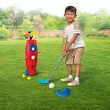 Play Day Jumbo Golf Caddy Set for Kids Ages 3+ with Clubs Balls and ...