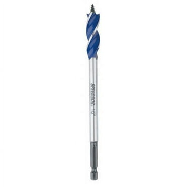 Irwin Speedbor 1 3/8 in. Dia. x 6 in. L Carbon Steel Wood Boring Bit 3/ ...