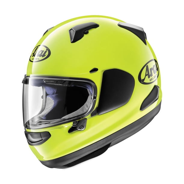 ARAI Quantum-X Solid Helmets Fluorescent Yellow S 15683- Fluorescent ...