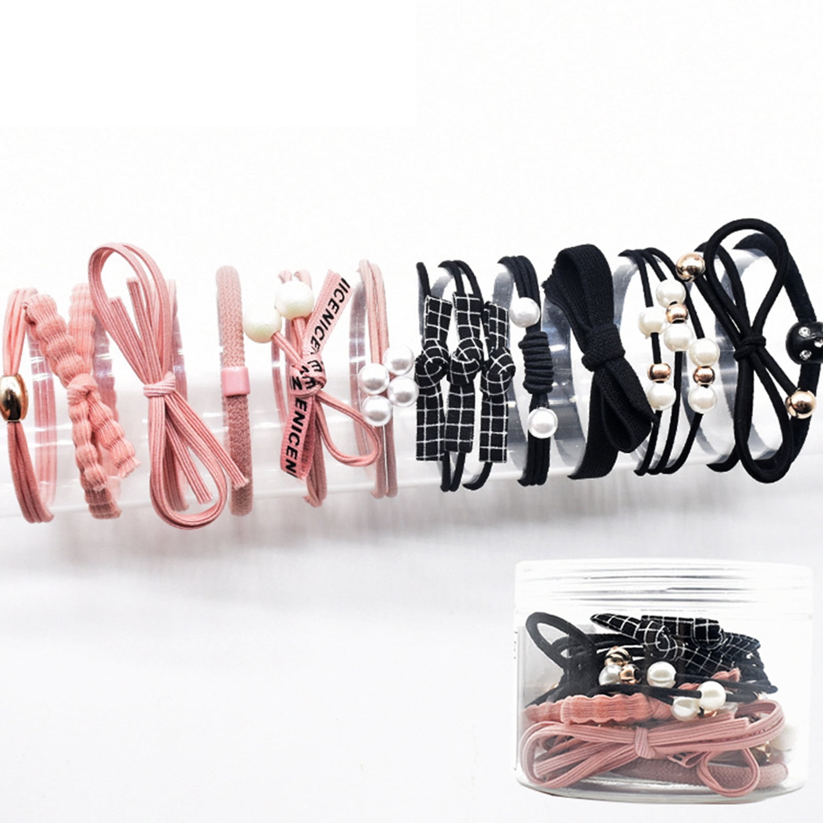 Click here for Yeacher 12pcs/Set Elastic Hair Bands Cute Elastic... prices