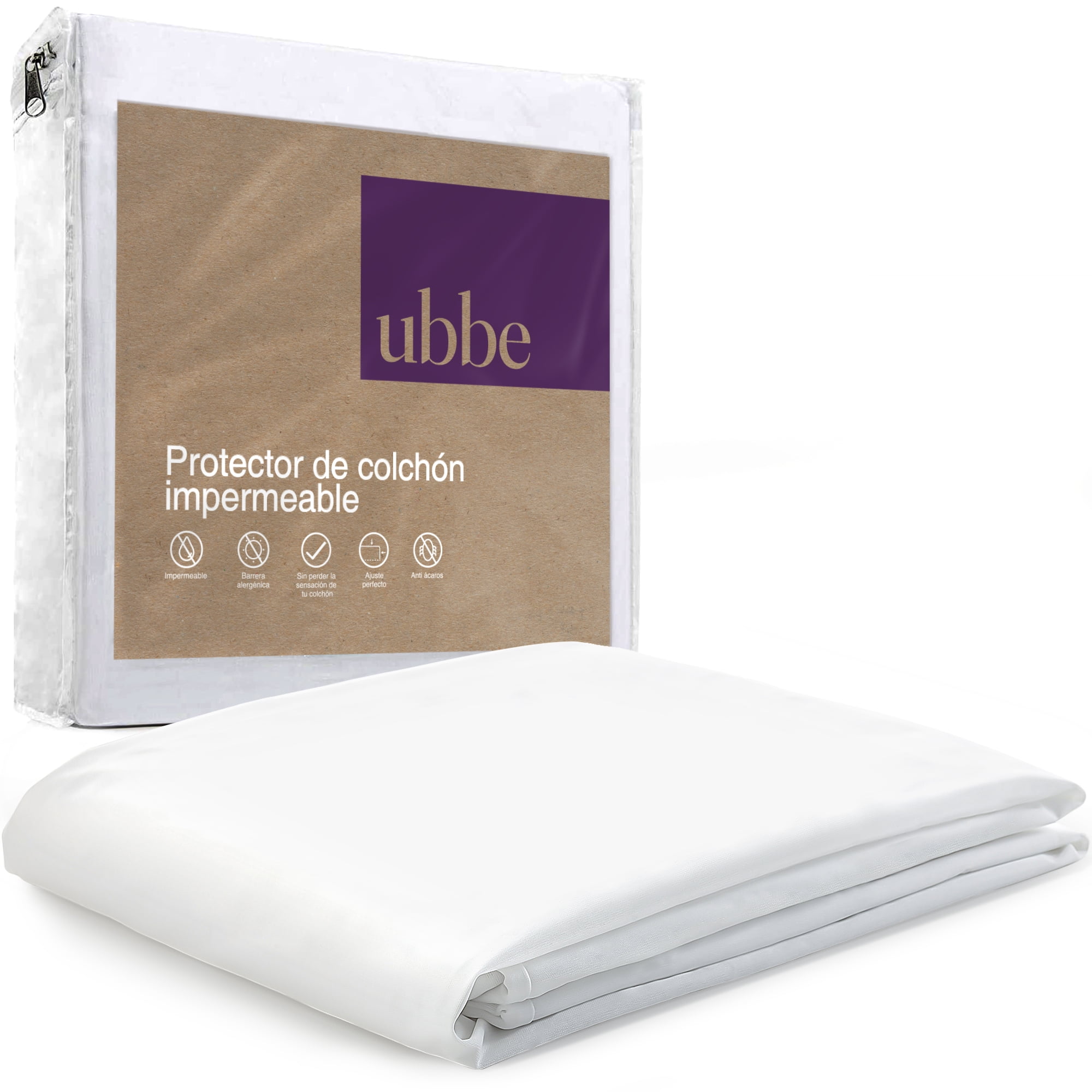 Ubbe Protector de Colchón, 100% Impermeable, Hipoalergénico. Suave ...