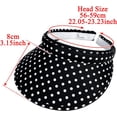 2 Pack Sun Visor Hats Women Men Clip On Wide Brim Visors Hat Outdoor ...
