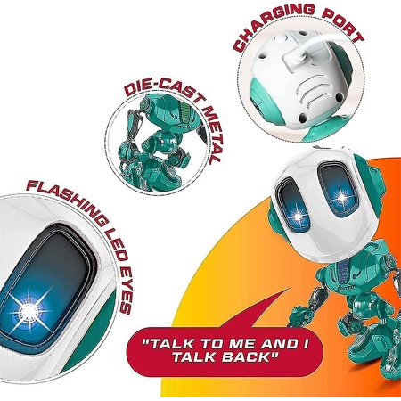 Stocking Stuffers, Rechargeable Talking Robots For Kids, Mini Robot ...