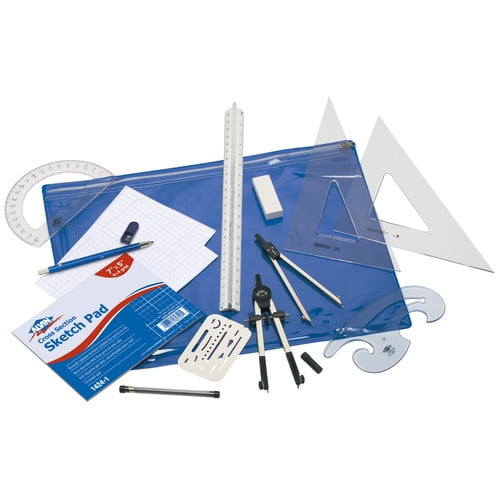 Alvin Basic Beginner’s Drafting Engineers’ Kit - Walmart.com