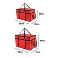 Agiufgs 58 Pack Insulated Reusable Grocery Bag, Keeps Warm or Cold with ...