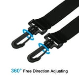 Uxcell 59" Shoulder Strap, 0.98" Width Nylon Adjustable Replacement ...