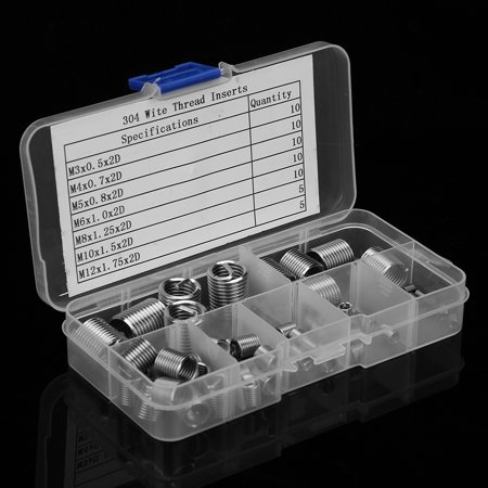 Threaded Insert Threaded Inserts Set Coiled Wire Insert Prevent Screw ...