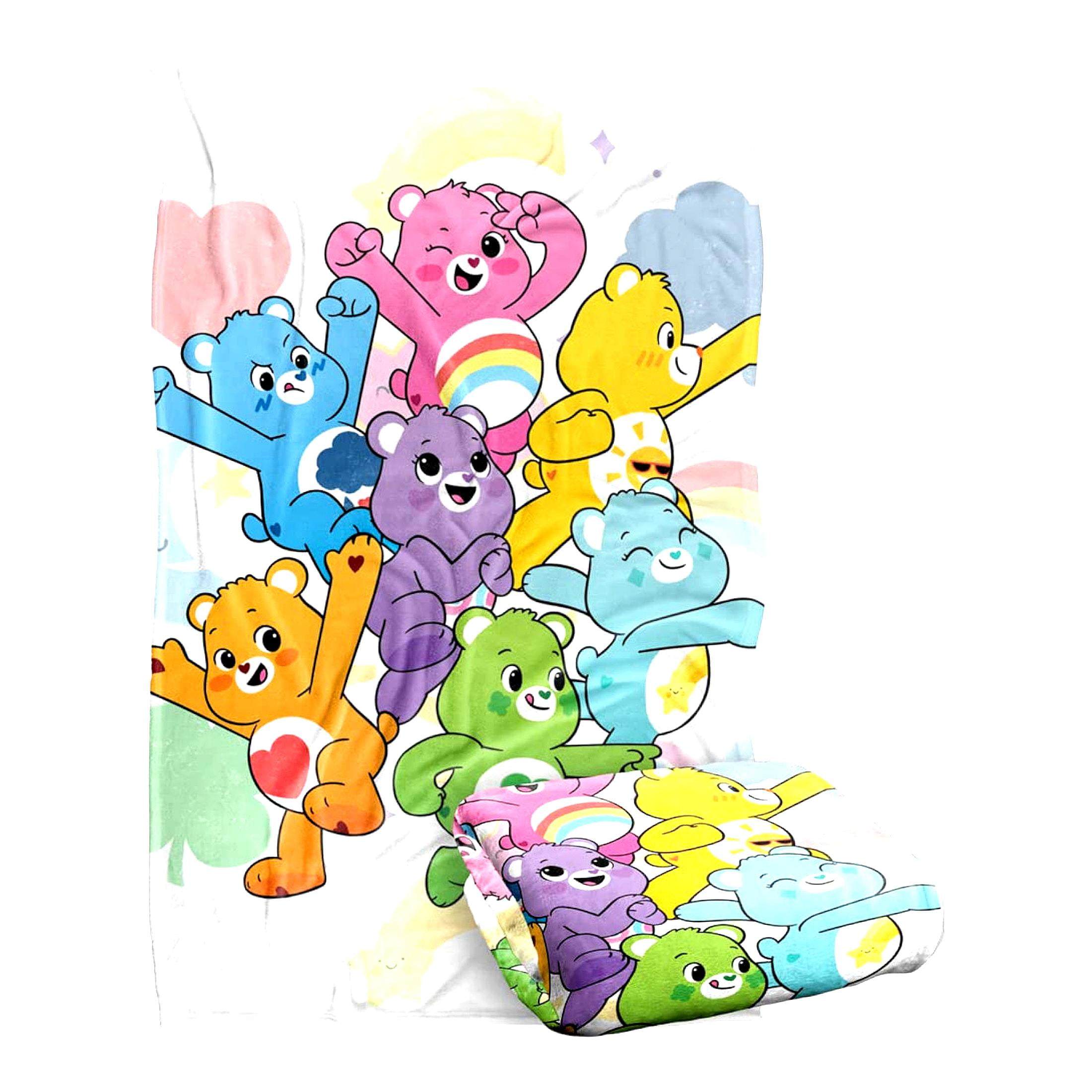 Care Bears CozyTouch Super Soft Throw Blanket, 36" x 58" - Silky ...