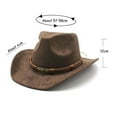 GOODLUCKY Women Men Felt Cowboy Hat, Vintage Skull Roll-up Wide Brim ... GOODLUCKY Women Men Felt Cowboy Hat, Vintage Skull Roll-up Wide Brim ...