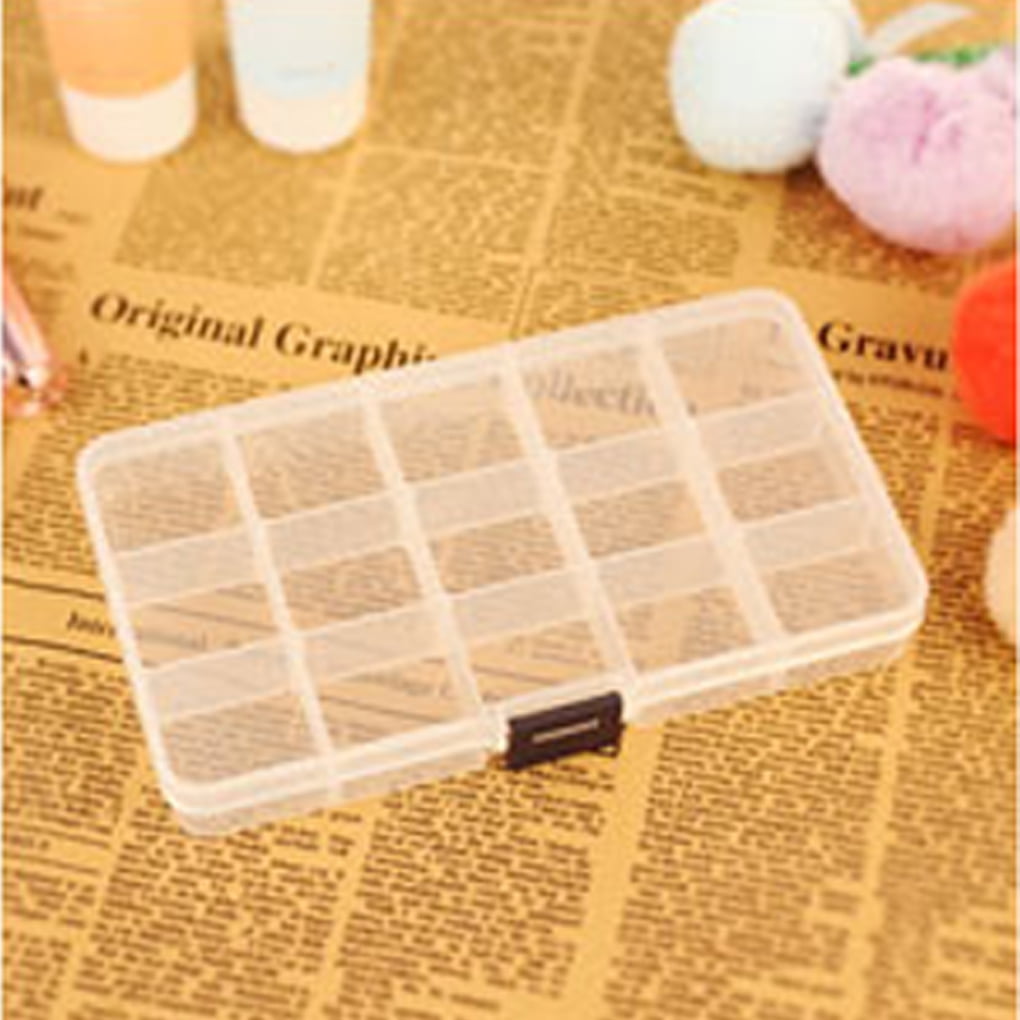 Compartments Jewellery Bead Storage Box Case Organiser - Walmart.com