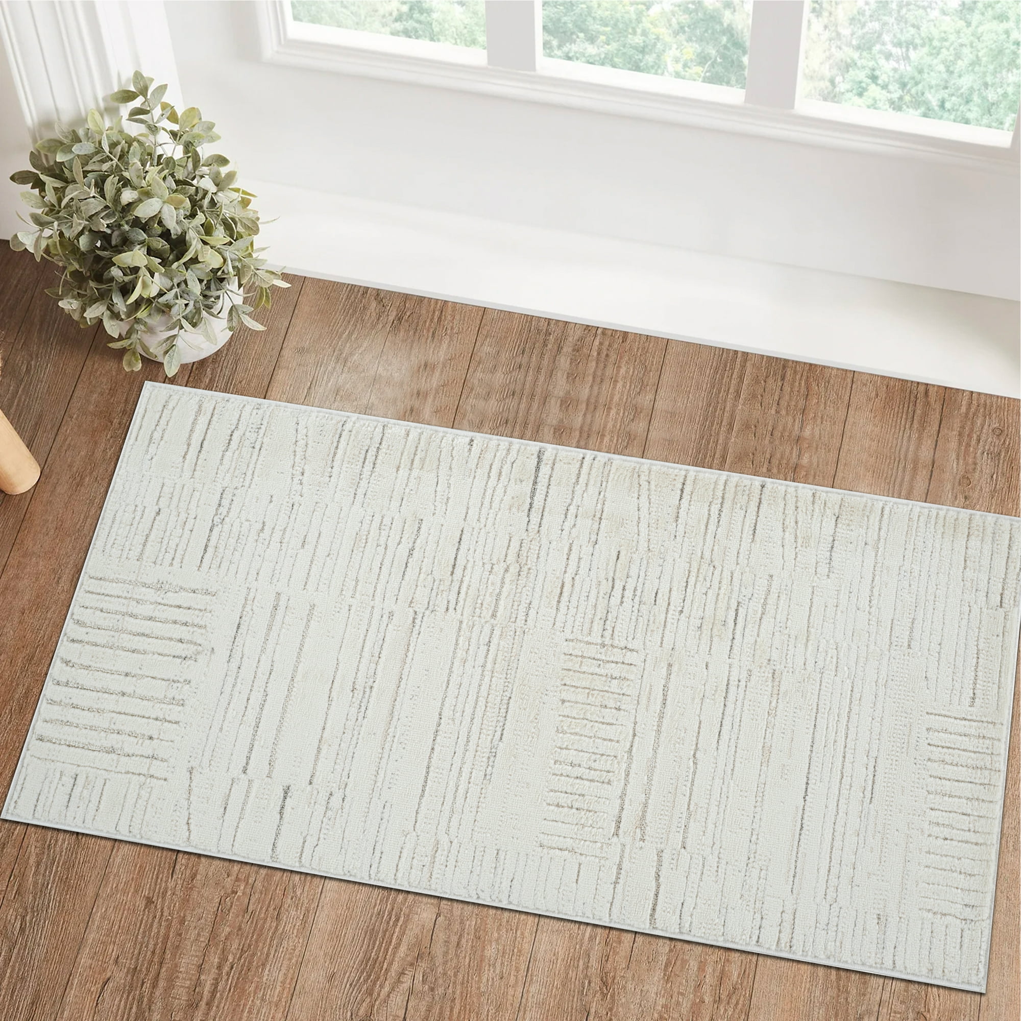 Click here for Rug Branch Astra Modern Indoor Area Rug  Beige Cre... prices