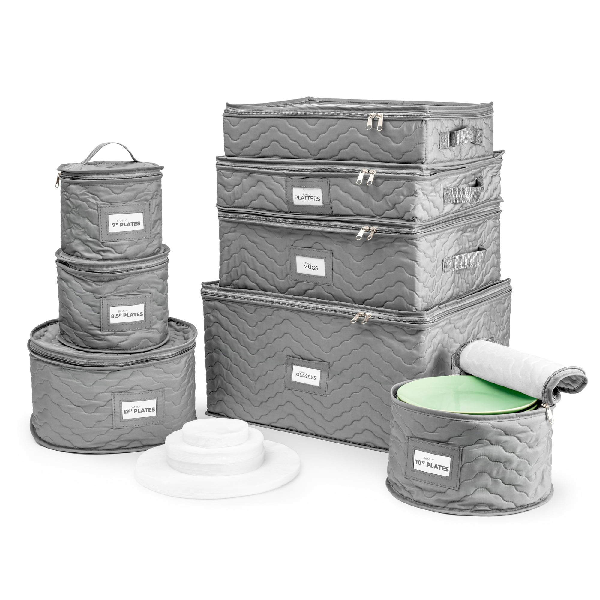 Click here for Sorbus China Storage Containers (Quilted) - Glass... prices