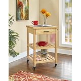 Powell Dillon Kitchen Cart, Natural - Walmart.com
