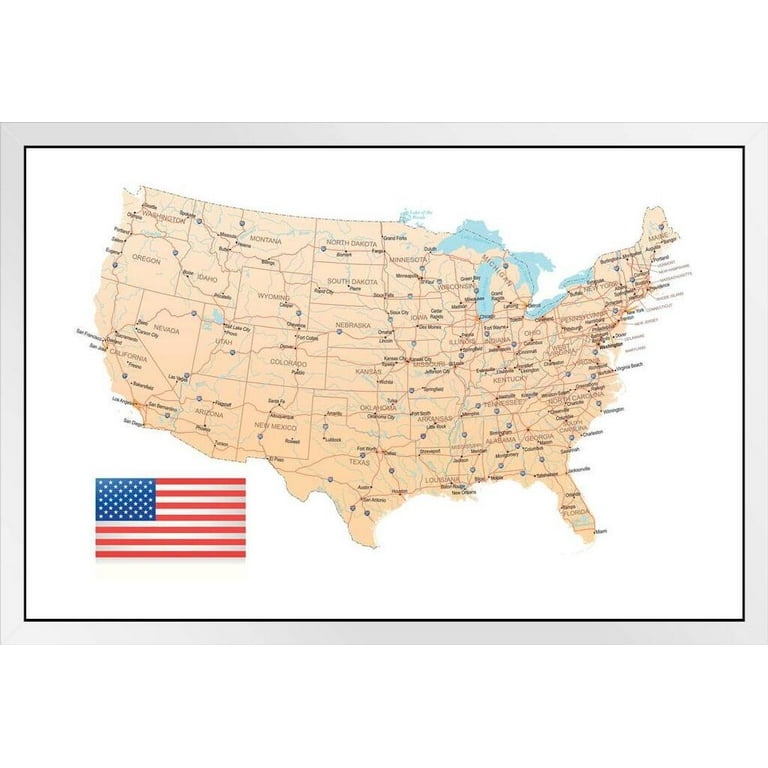 Us Road Maps States Cities