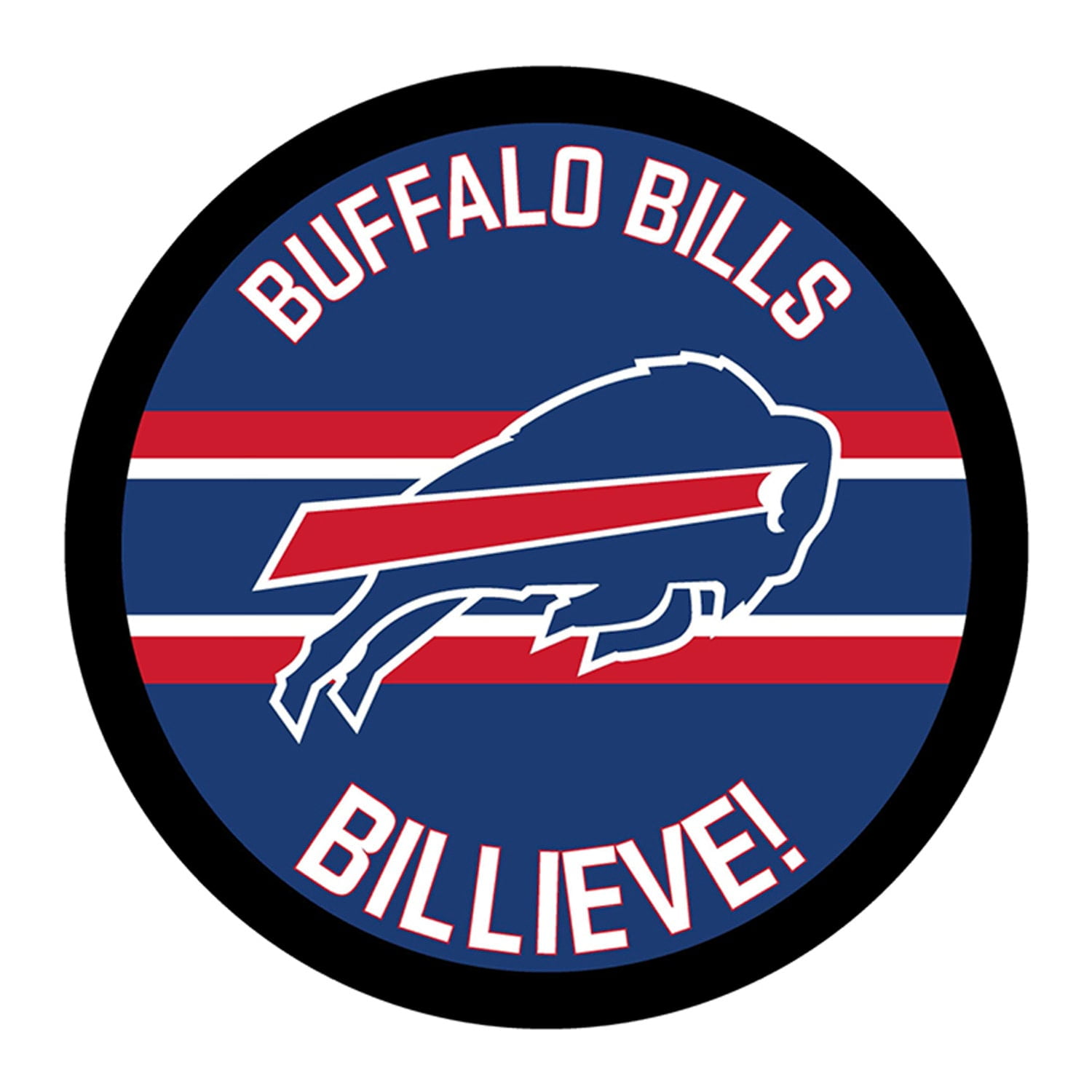 Buffalo Bills 15" Round LED Lit Wall Sign - Walmart.com