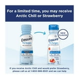 Ensure Pre-Surgery Nutritional Drink, 50g Carbs, Strawberry Flavor, 4 ...