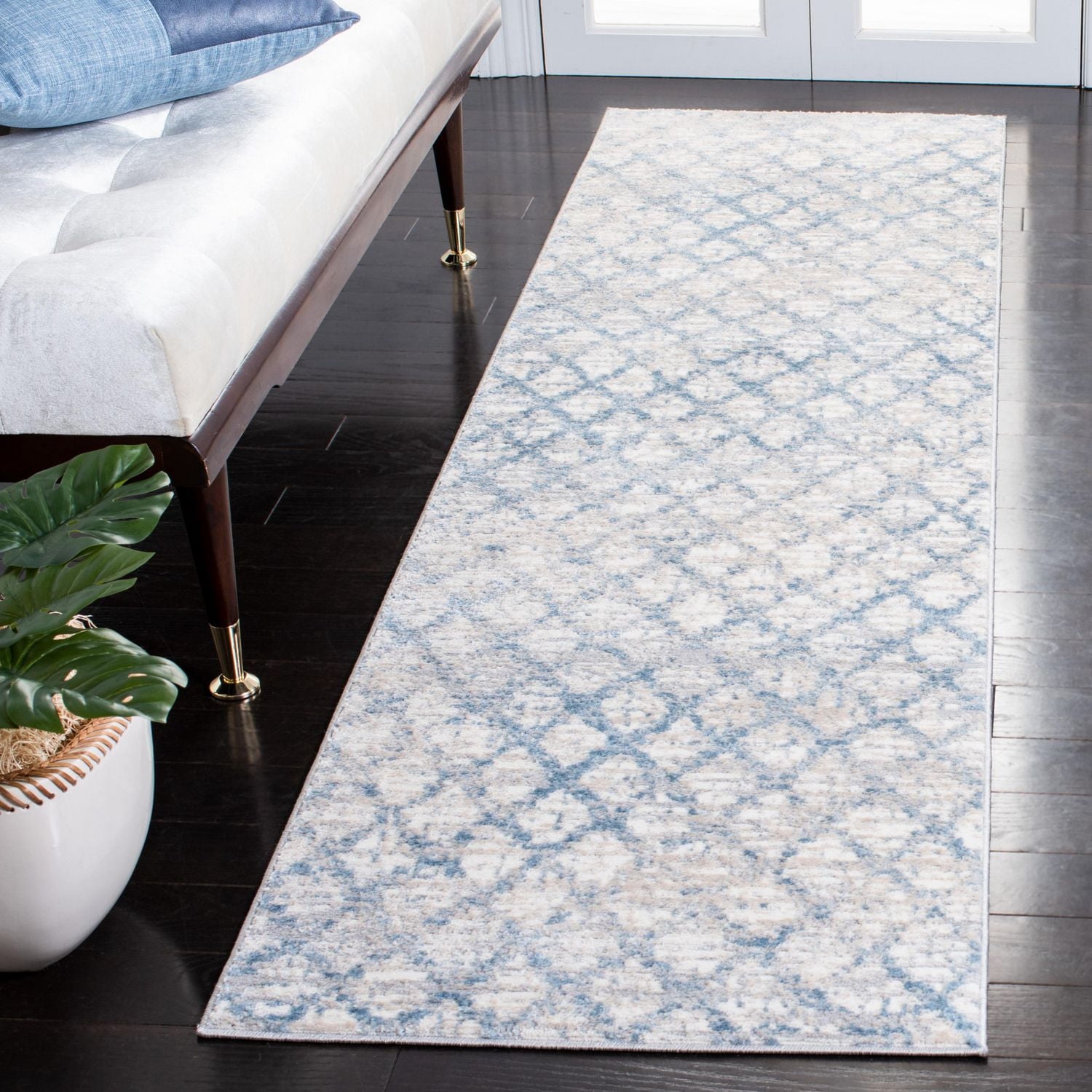 Click here for Safavieh Lagoon Cenric Distressed Trellis Area Rug... prices