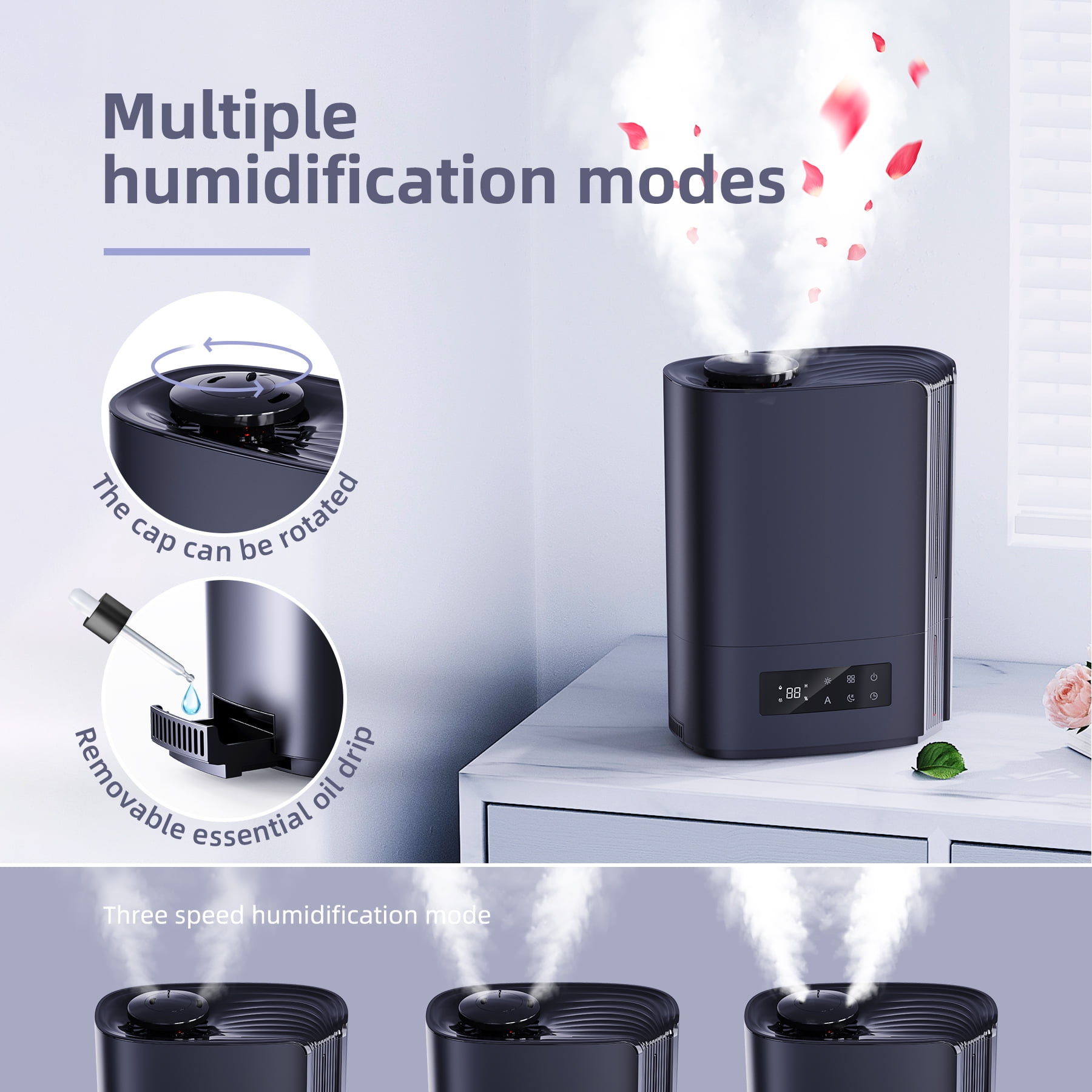 KLOUDIC Top-Fill 6L Cool Mist Large Humidifier for Nepal | Ubuy