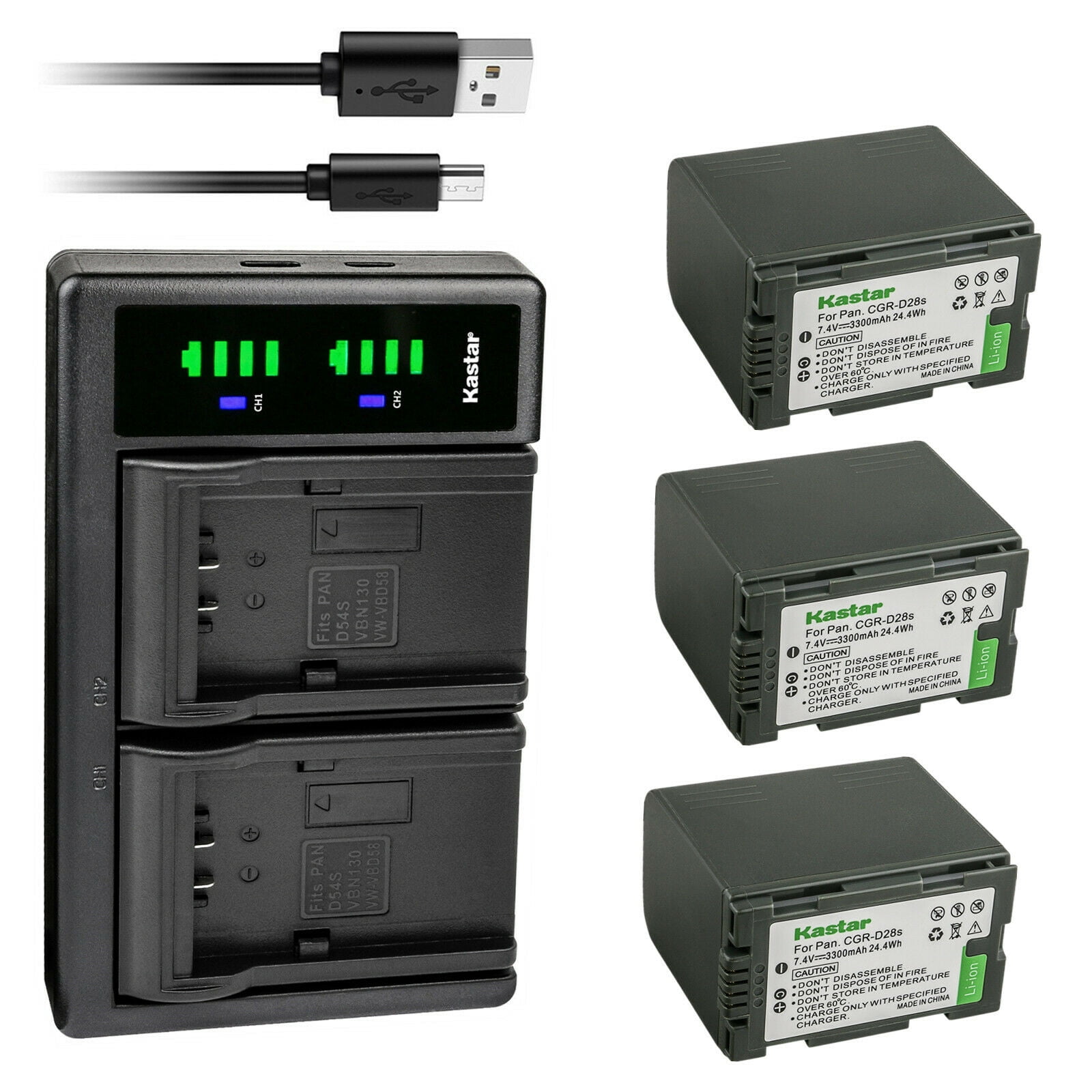 Kastar 4 Pack Battery And Ltd2 Usb Charger Replacement For 44 Off