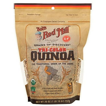 (4 Pack) Bob's Red Mill Organic Tri-color Quinoa, 26 Oz - Walmart.com