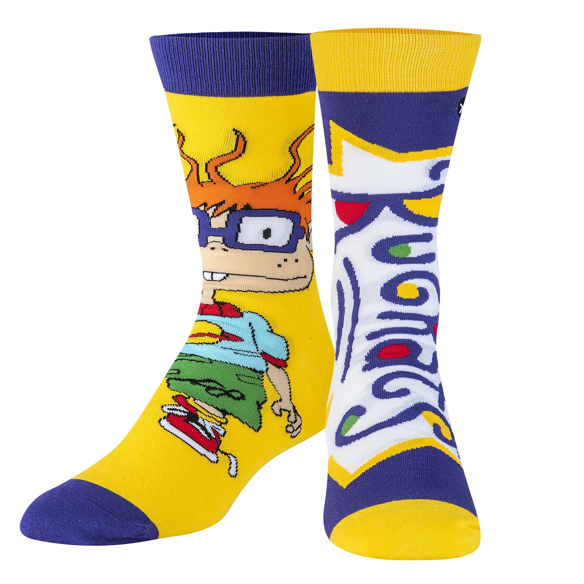 Odd Sox, Nickelodeon Crew Socks, Rugrats Chuckie, Novelty Cartoon ...