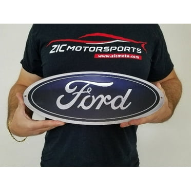 Ford Motor Co. Embossed Metal Sign - Walmart.com