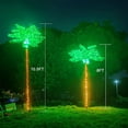 8ft Artificial Palm Tree with 300 LED Lights and Coconuts for Outdoor ...