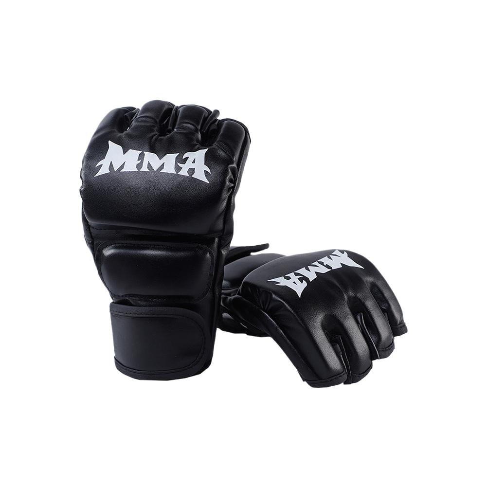 Click here for Cpoms Half Finger Mma Gloves - Cushioned Fit  Pu L... prices