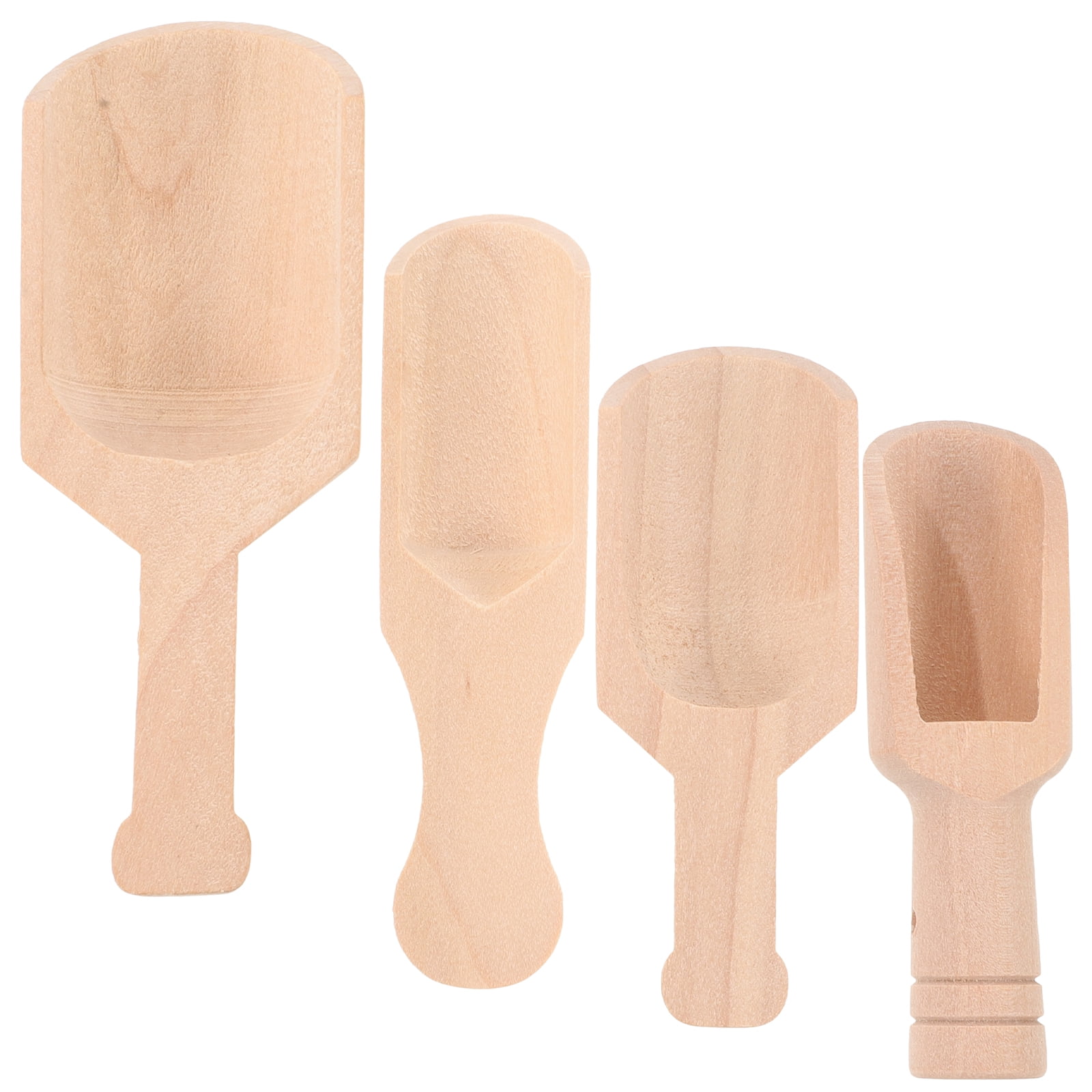 Click here for Cosmobetty 4pcs Wooden Shower Salt Scoop Multi-Fun... prices