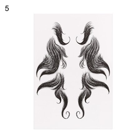 Hair Pattern Sticker Long-lasting Easy To Apply Resin Hairline ...