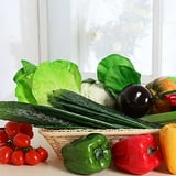 BESTSKY 6 Pcs Bell Pepper,Pu Foam Fake Fruit,Photographic Prop ...