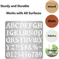 6.3 Inch Metal Gothic Font Lettering Stencil 1" High Stainless Steel ...