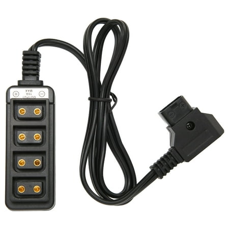 D Tap Power Adapter, ABS D Tap Male To 4 Port D Tap Female Splitter ...