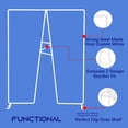 Wire Shelf Dividers - White Closet Organization & Storage Organizer No ...