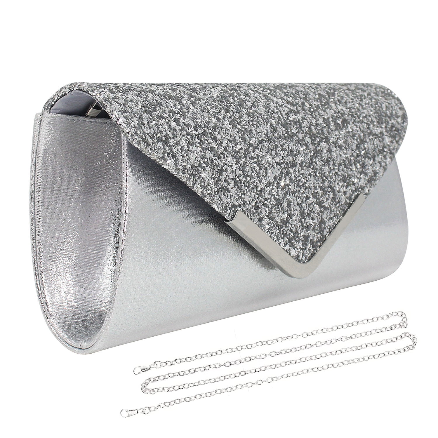 Silver Clutch Purse For Prom