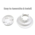 TIERPOP RV Roof Vent Cap Replacement RV Plumbing Vent Cover for 1 to 2 ...