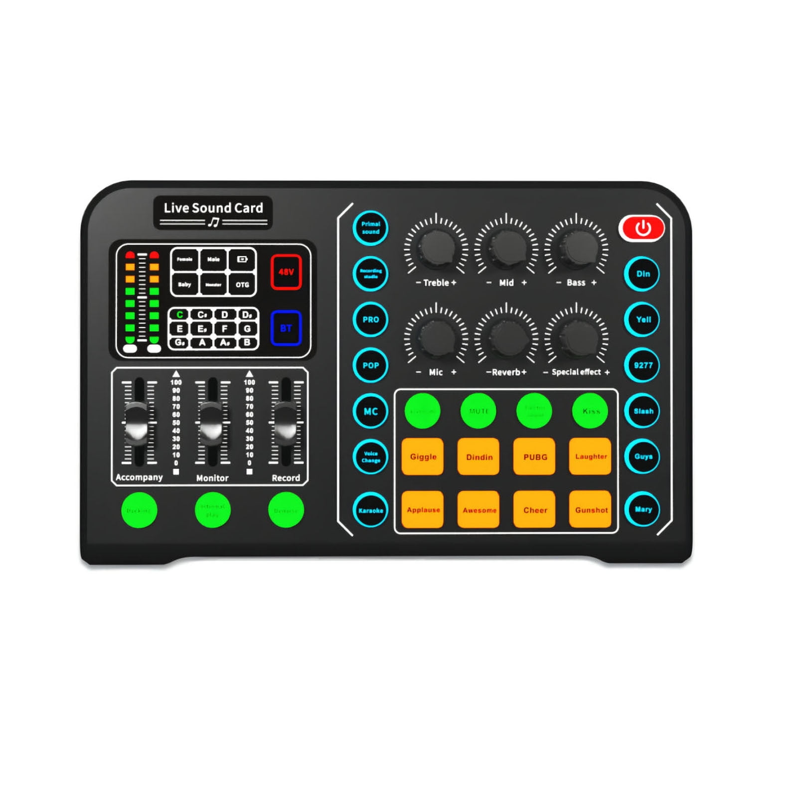Click here for Baohd Dj Mixer Sound Mixer Board Condenser Mic Otg... prices