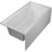 Duravit 700441000000090 60 x 30 in. Architec Soaker Alcove Bathtub Left ...