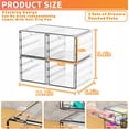 2 Pack StorDrawers With 4 Stackable Desk Organizers And Makeup ...