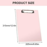 Jesscasday Clipboard with Retactable Hanging Hook Stand Size Clipboard ...