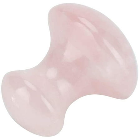 Massage Stone, Natural Rose Quartz Crystal Massage Stone Mushroom Shape ...