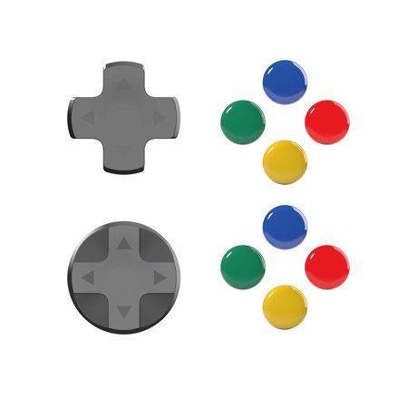 Ustyle D-Pad Button Cap Set Grip Controller Joystick Cap Analog Stick ...