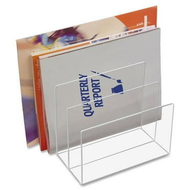 Kantek Clear Acrylic Business Card Holder, Fits 80 Business Cards, 4 ...
