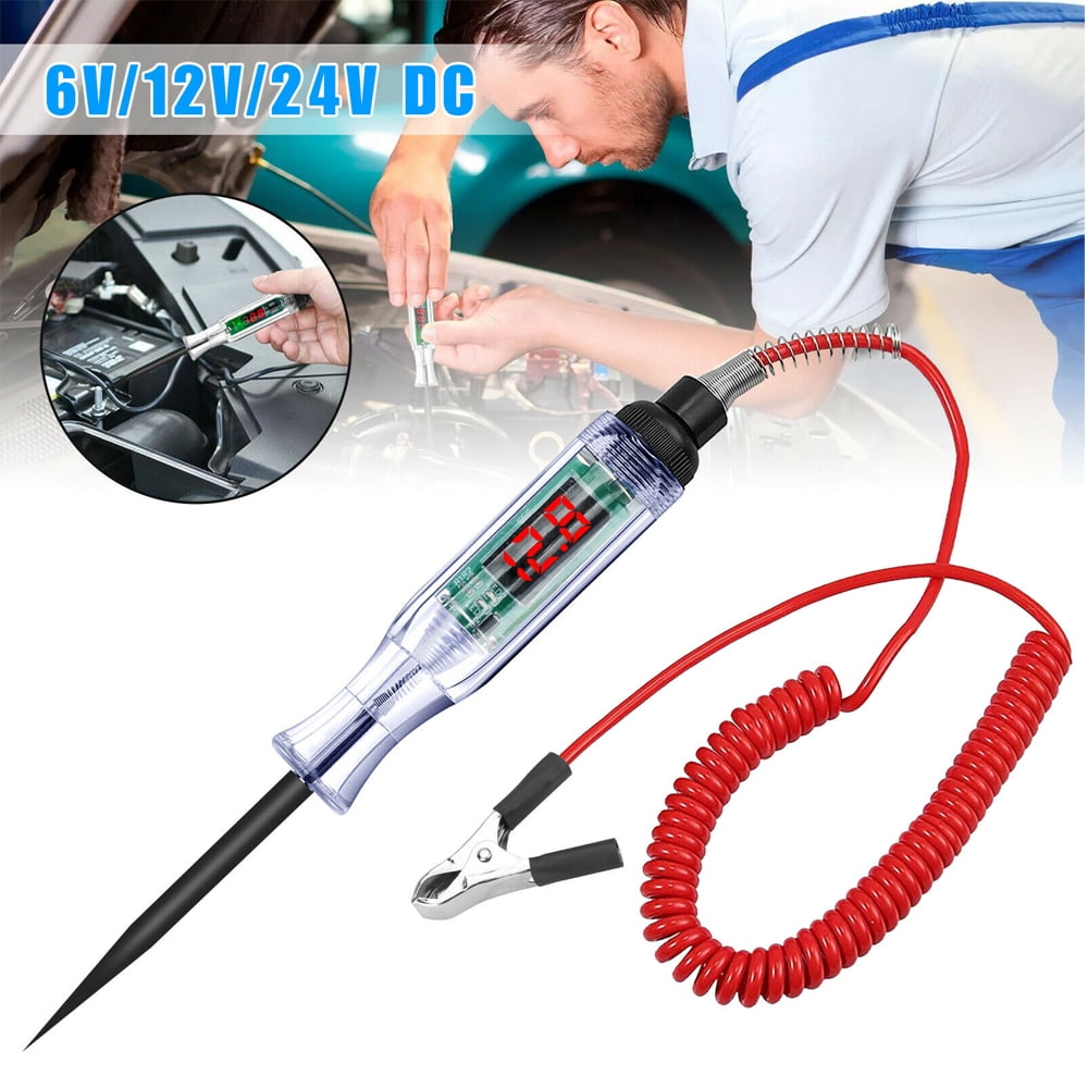 6-24V Digital Electric Voltage Circuit Tester Light Car Truck ...