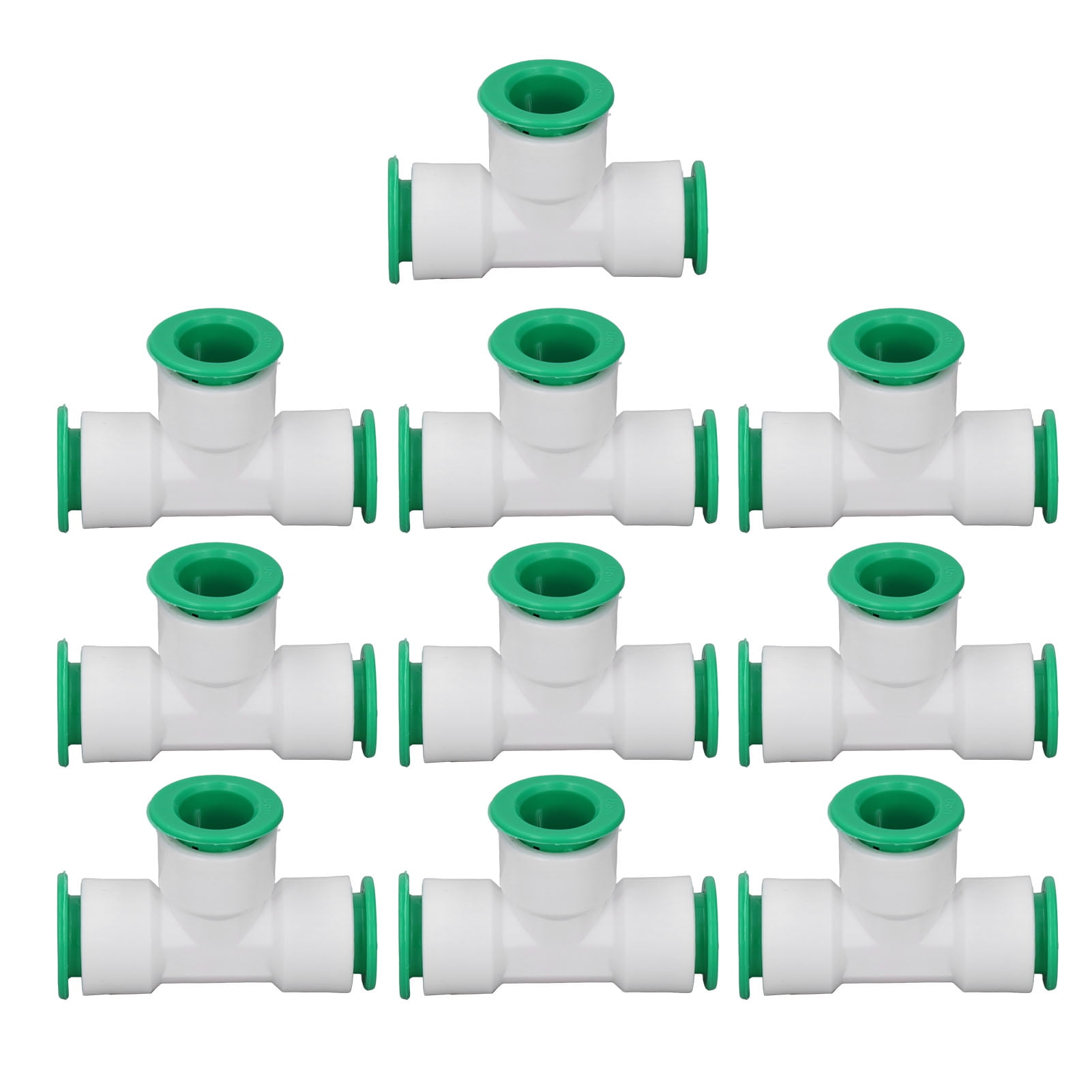 Pipe Connector 3 Way Tube Adapter Water Pipe Adapter 10Pcs Tee ...