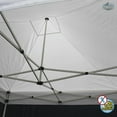 King Canopy ATHENA 10X10 WHITE FRAME Instant Pop Up Tent w/ WHITE Cover ...