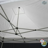 King Canopy ATHENA 10X10 WHITE FRAME Instant Pop Up Tent w/ WHITE Cover ...